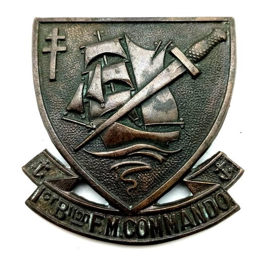 Ww2 Free French Commandos Cap Badge. Made In England.