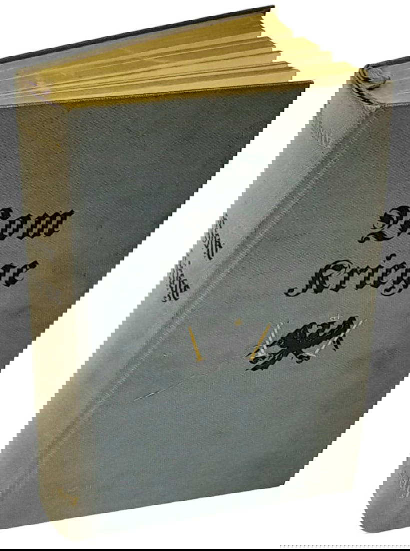 Book From The 3rd Reich Waffen Ss Training School Library In Wewelsburg ...