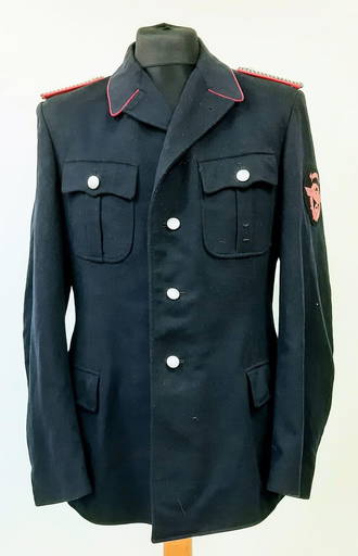 Ww2 German Feuerschutz Polizei (fireman) Tunic For The Hannover Region.