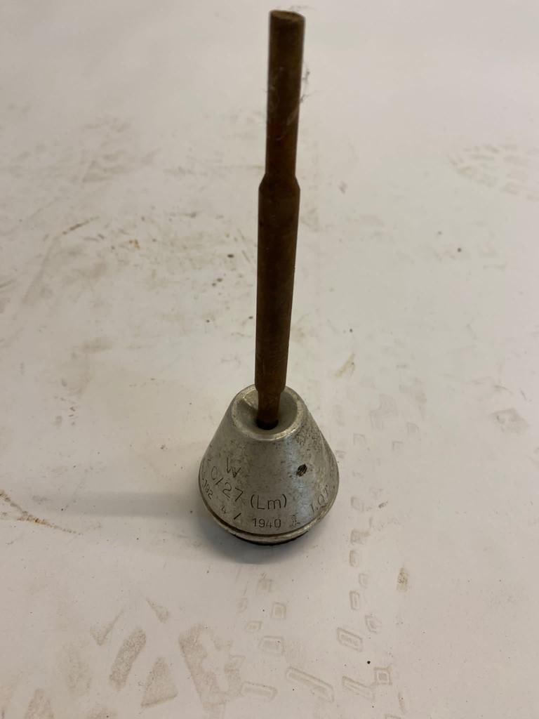 A Rare German Ww2 C/27 Naval Fuze With Original Wooden Stake Dated 1940 ...