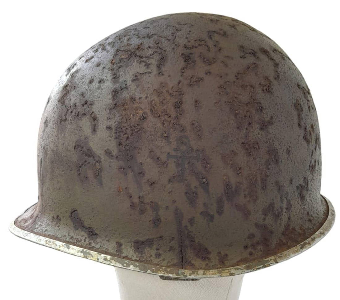 Ww2 Us M1 Fixed Bale Helmet With Insignia Of The 82nd Airborne 504th ...