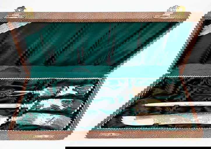 1940's, 3 Piece Karl Kimmel Soligen, Knife Cutlery Set In Original ...