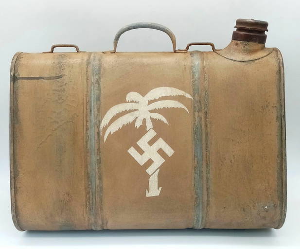 Pre War Triangular Shaped Kraftstoff 10 Ltr Fuel Can Used By The Africa ...