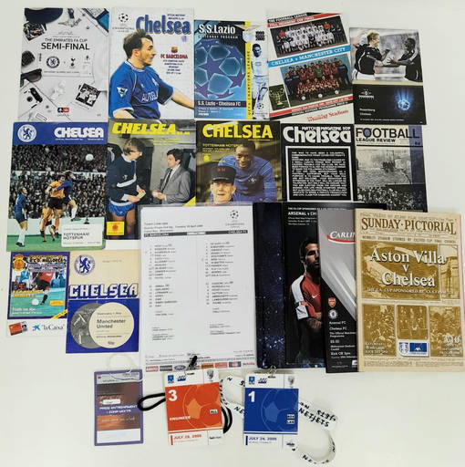 Chelsea Programmes From 1970's/80's/90's/2000's And A Football League ...