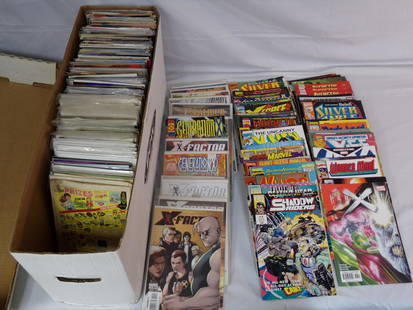 Long Box Of 230+ Comic Books