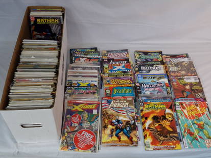 Long Box Of 230+ Comic Books