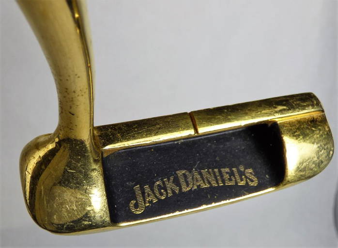 Jack Daniel's 24k Gold Plated Golf Club Putter