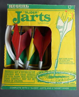 Vintage Jarts Lawn Darts Game