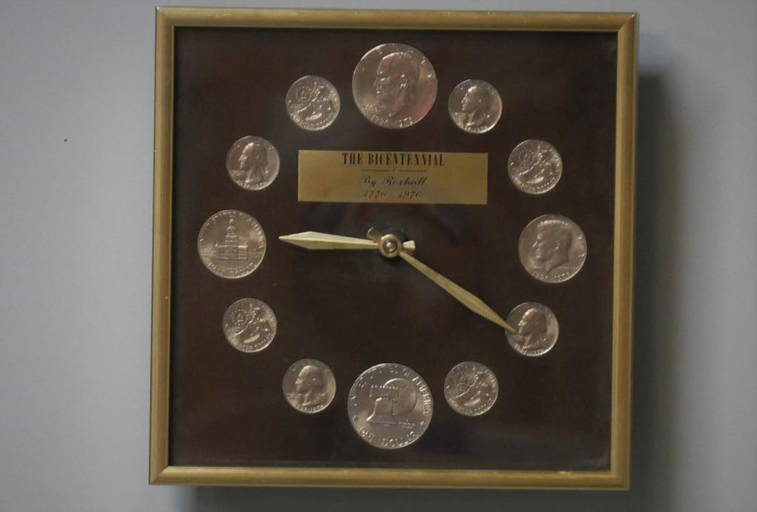 Us Coins Bicentennial Clock 1776 1976 By Roxhall