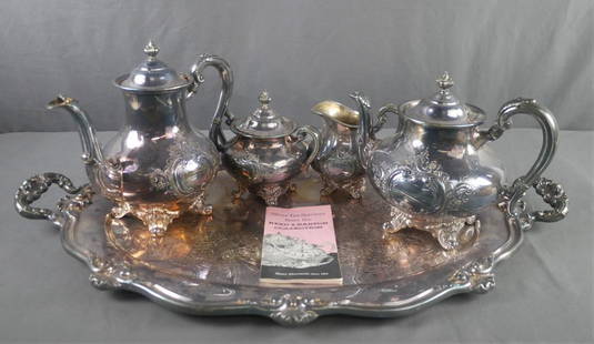 Reed & Barton Regent Tea/ Coffee Set Silver Plate