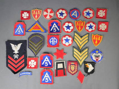 Vintage Us Army Military Insignia Patches