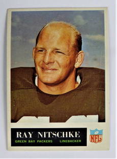 Packer Linebacker Ray Nitschke Trading Card