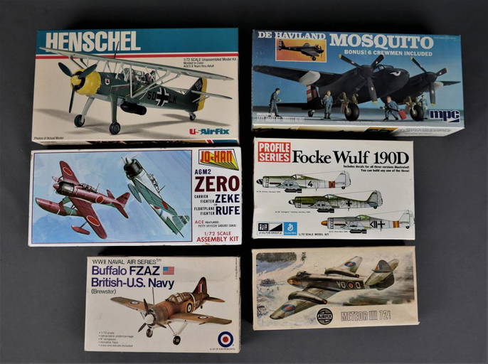Vintage Airplane/ Planes Plastic Model Kits