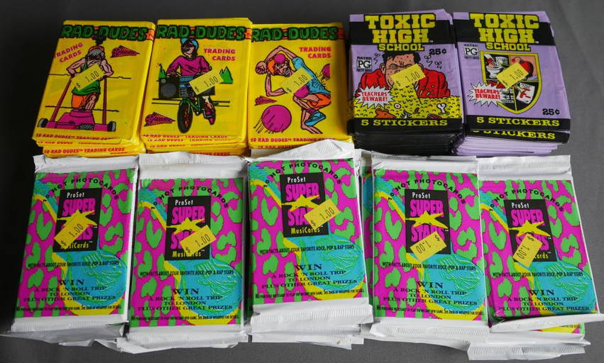 Toxic, Rad Dudes, Super Star Trading Cards