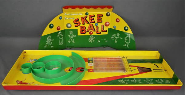 Vintage Aurora Skittle Score Ball Game