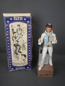 A Set Of Mccormick Elvis Presley Whiskey Decanters