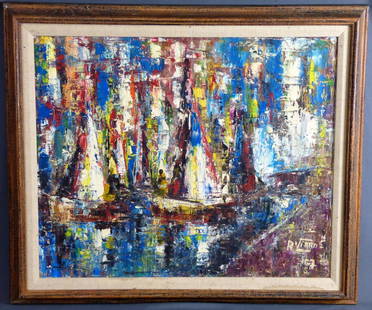 Haitian Painting By Raoul Viard