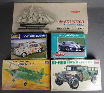 Vintage Military Aircraft & Ship Model Kits