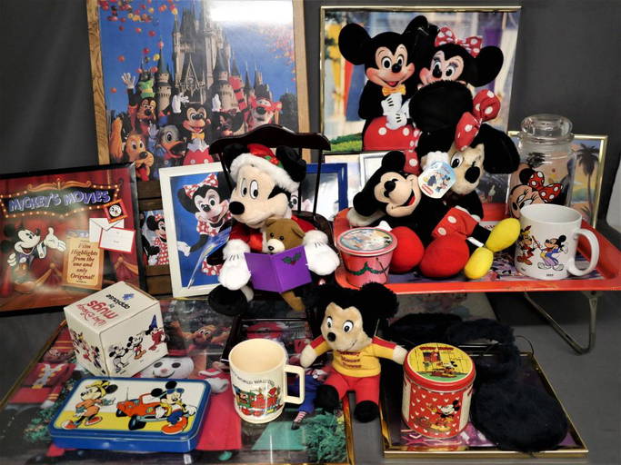 Large Lot Of Disney's Mickey Mouse Collectibles