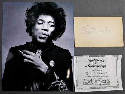Jimi Hendrix Signature Cut