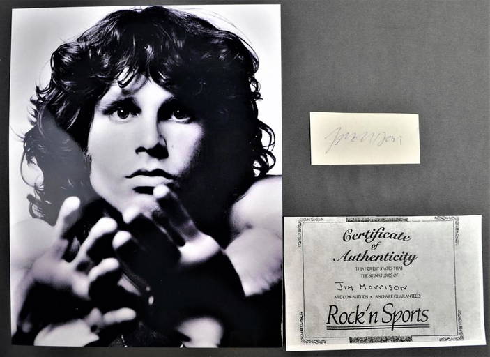 "the Doors" Jim Morrison Autograph/ Signature