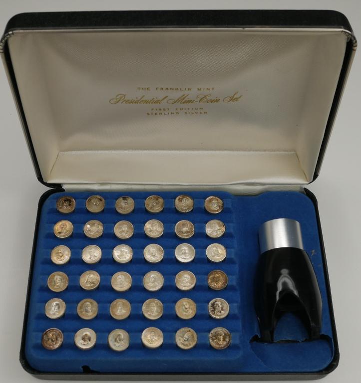 Sterling Silver Presidential Mini Coin Set