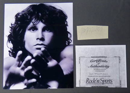 "the Doors" Jim Morrison Autograph/ Signature