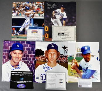La Dodgers Autographed Photographs Collection