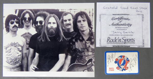 1966 Jerry Garcia Signed Grateful Dead Check