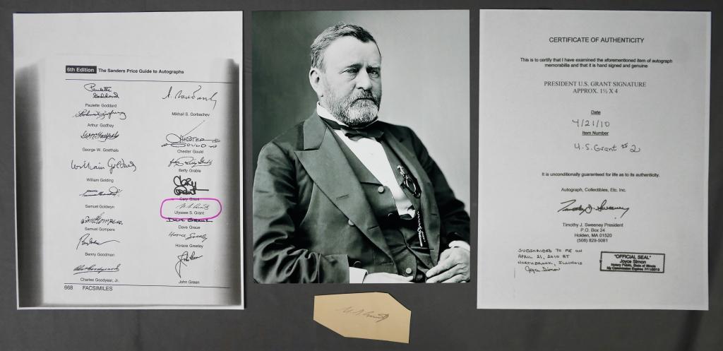 President Ulysses S. Grant Autograph/ Signature