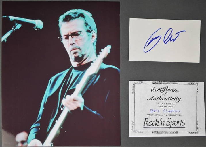Eric Clapton Signature/ Autograph with Photo - Sep 13, 2022 | Esquis ...