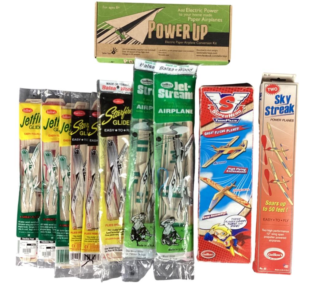 Vintage Balsa Wood Airplane/ Plane Model Kits