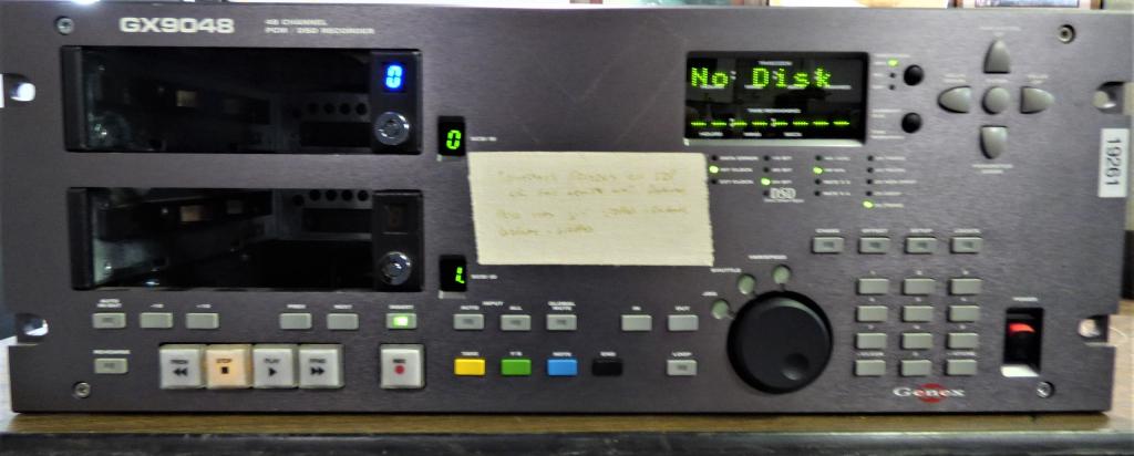 Genex GX9048 Digital PCM DSD Audio Recorder (#0036) on Nov 20, 2022 ...