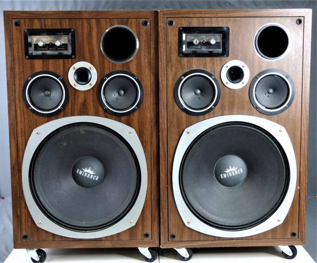 Pair of Vintage Fisher LXI Floor 4-Way Speakers (#0255) on Nov 20, 2022 ...