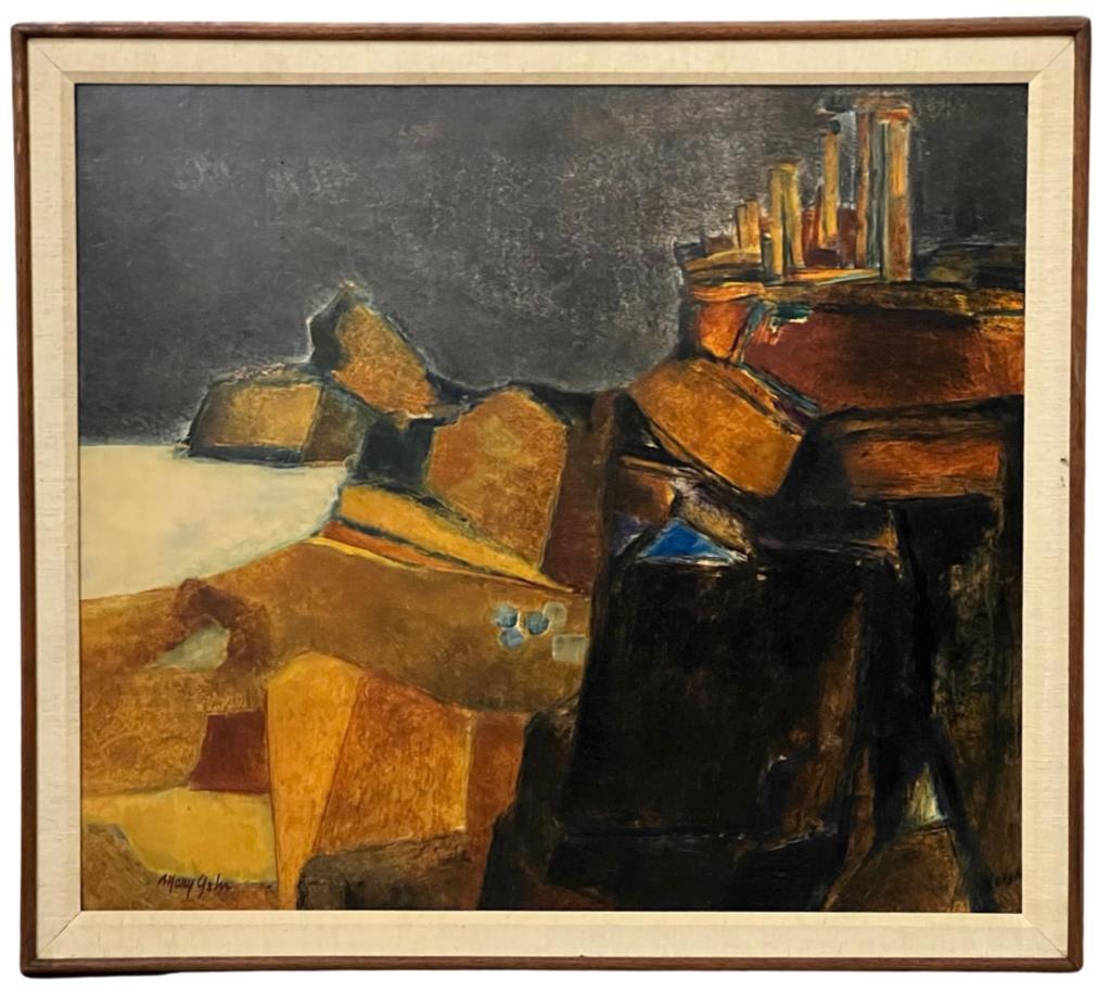 Mary Gehr- Modernist Oil Painting Temple of Athena (#0178) on Dec 27 ...
