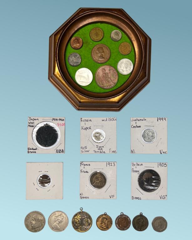 Antique & Vintage Coins/ Medals & Tokens
