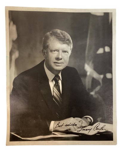 President Jimmy Carter Autographed Photograph