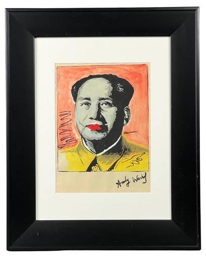 Andy Warhol (in Style) Pop Art Mao Drawing