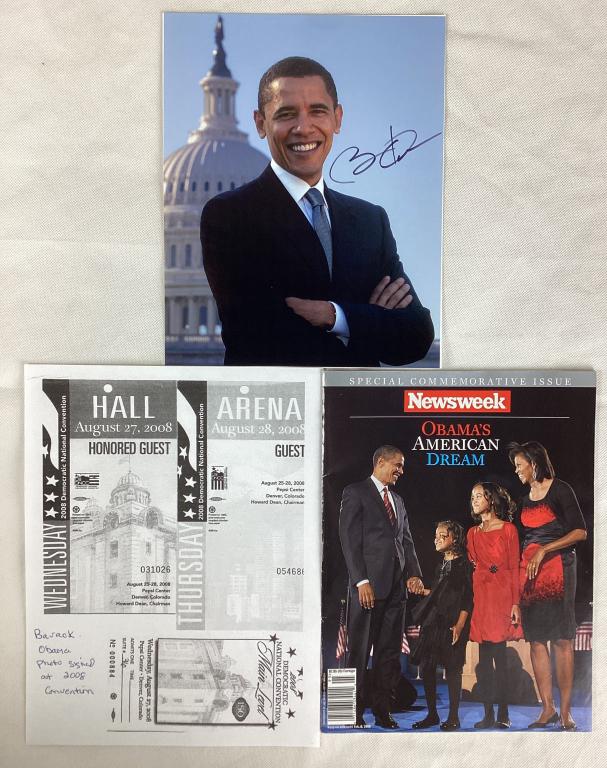 President Barack Obama Signed/ Autographed Photo
