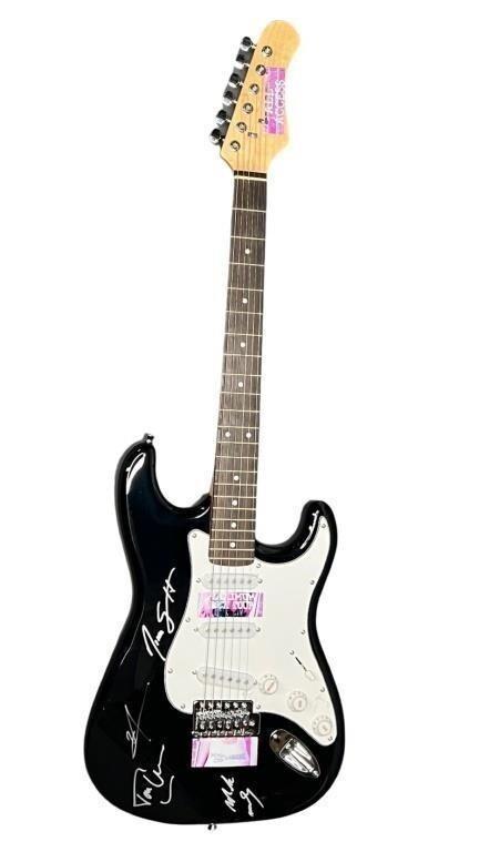 Motley Crew Band Autographed Electric Guitar