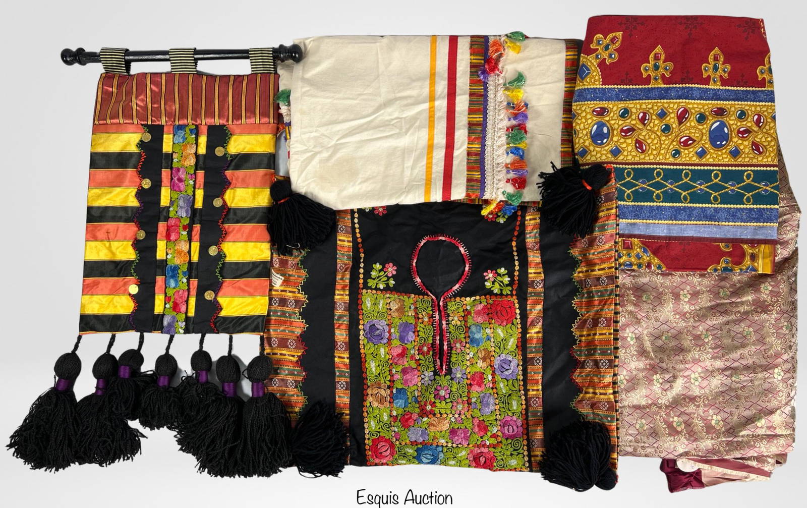 Middle Eastern Traditional Folk Textile,tablecloth Auction