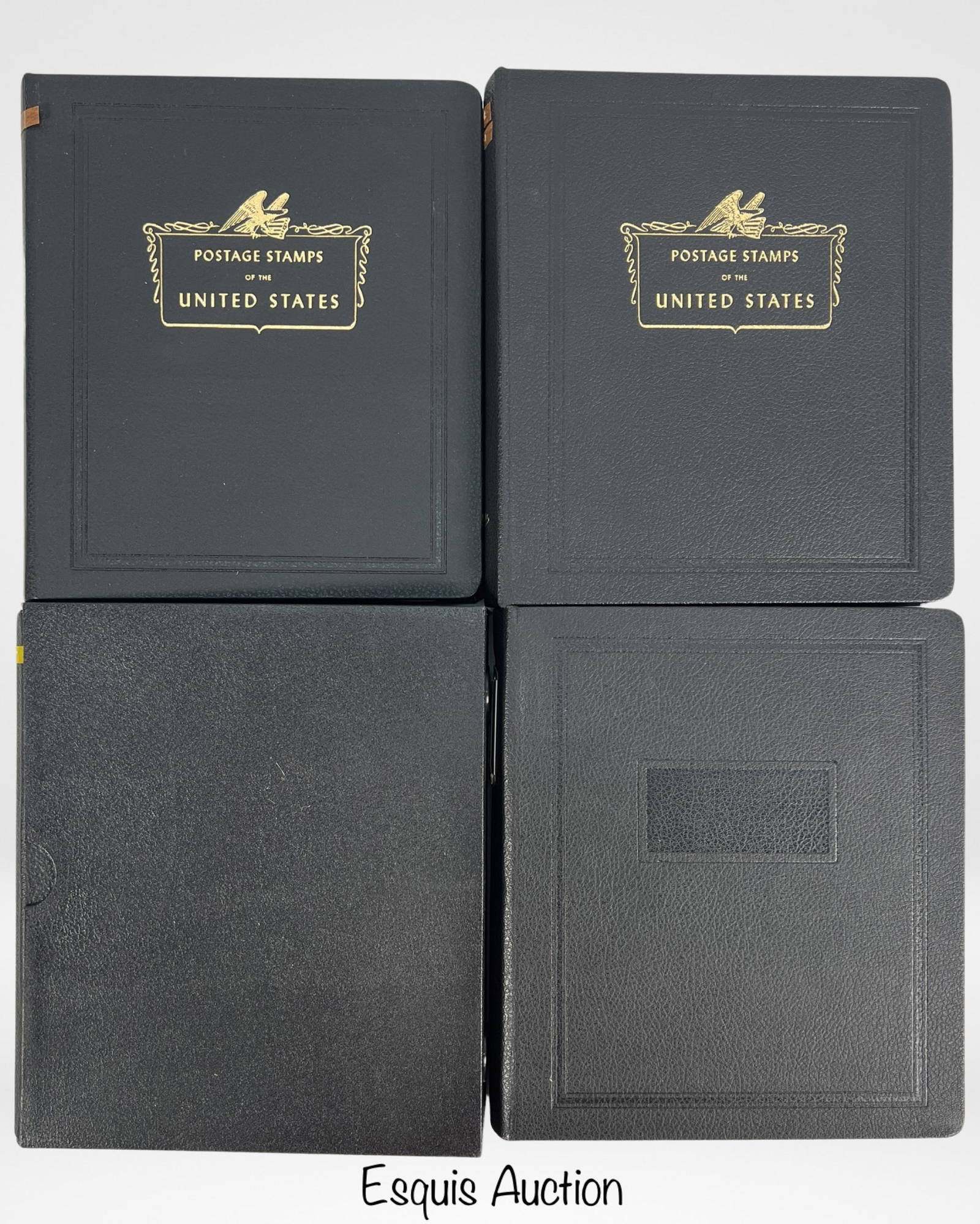 Four Vintage Us Stamp Albums W/ Uncancelled Stamps Auction