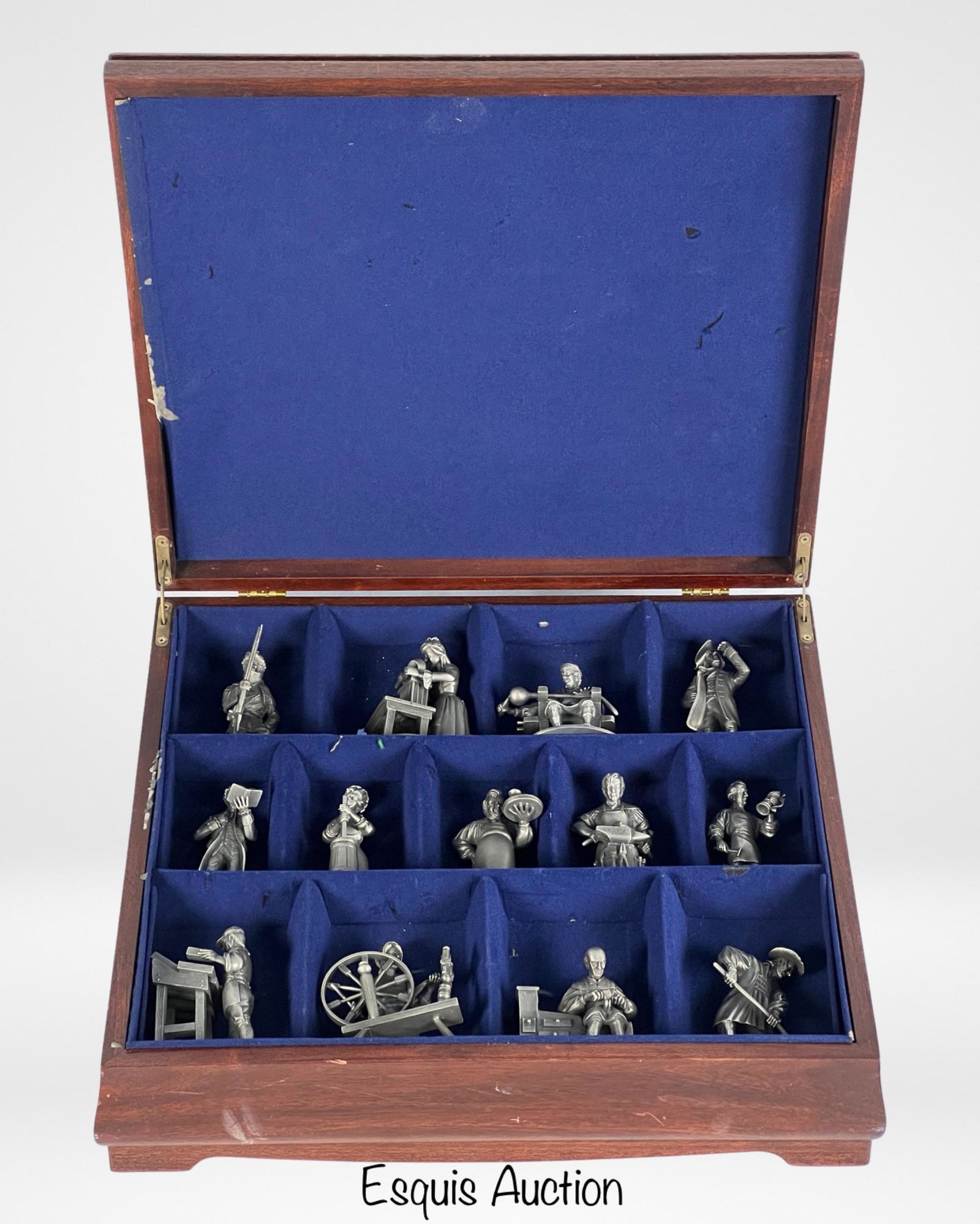 Franklin Mint People Of America Pewter Figurines