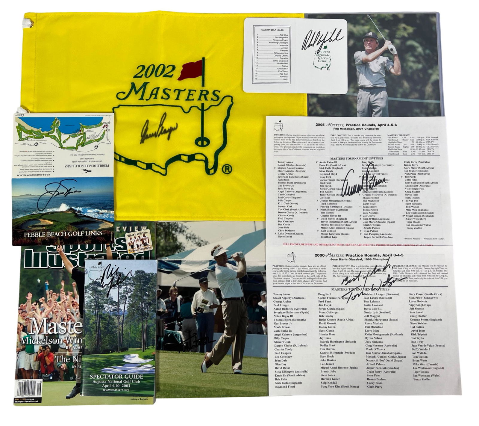 Golf Legends Autographs/ Signatures