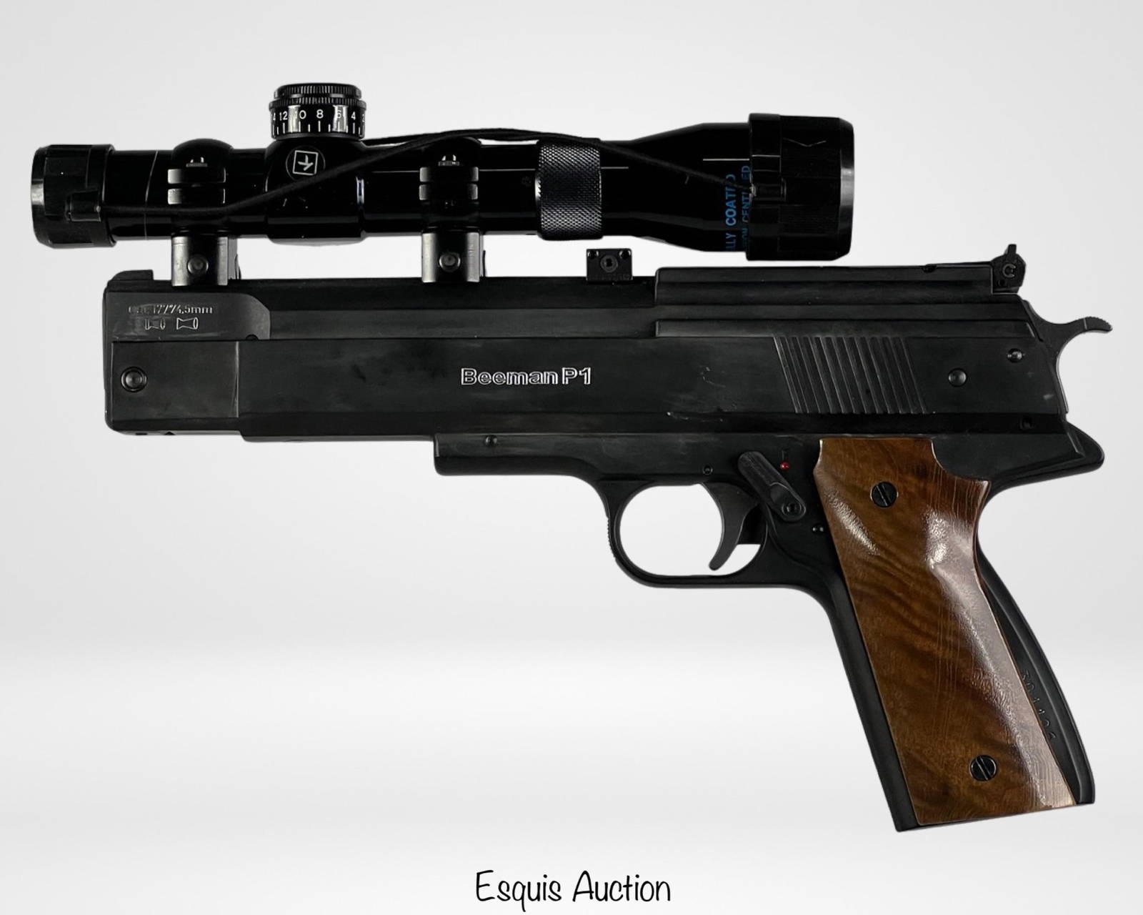 Beeman P1 Pellet Air Pistol With Blue Ribbon Scope Auction