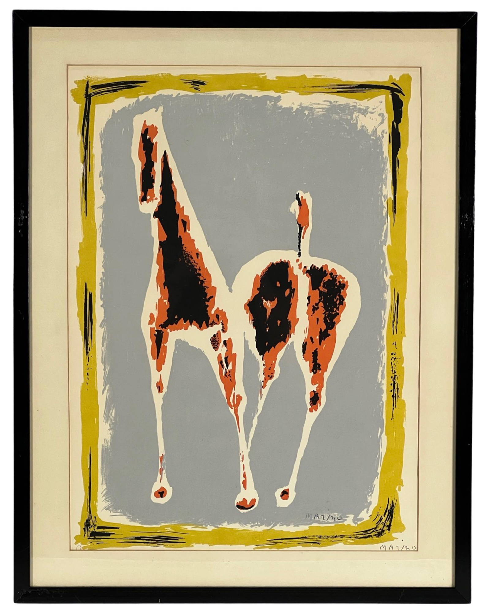 Marino Marini- Artist Proof Hand Signed Lithograph Auction