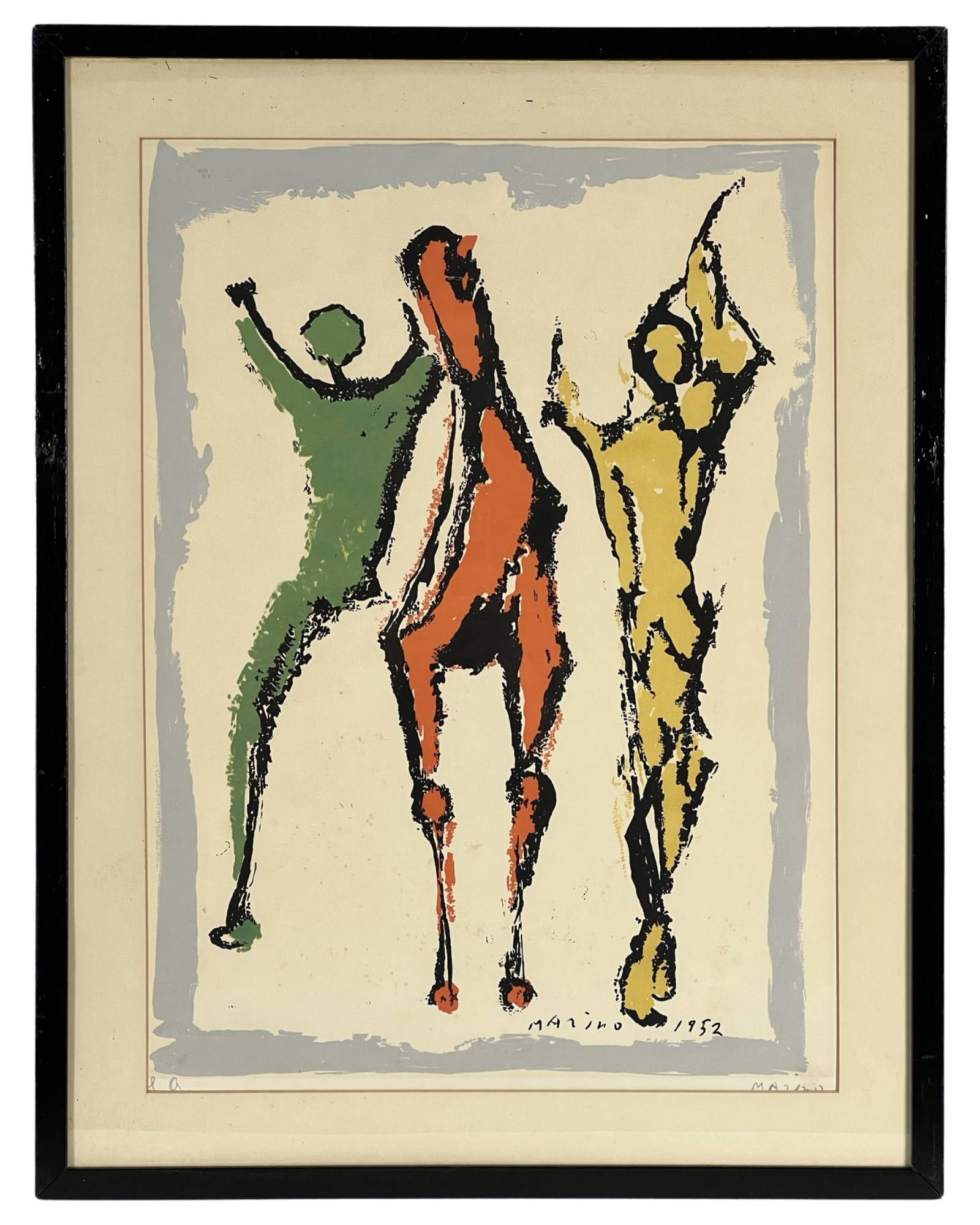 Marino Marini- Artist Proof Hand Signed Lithograph Auction