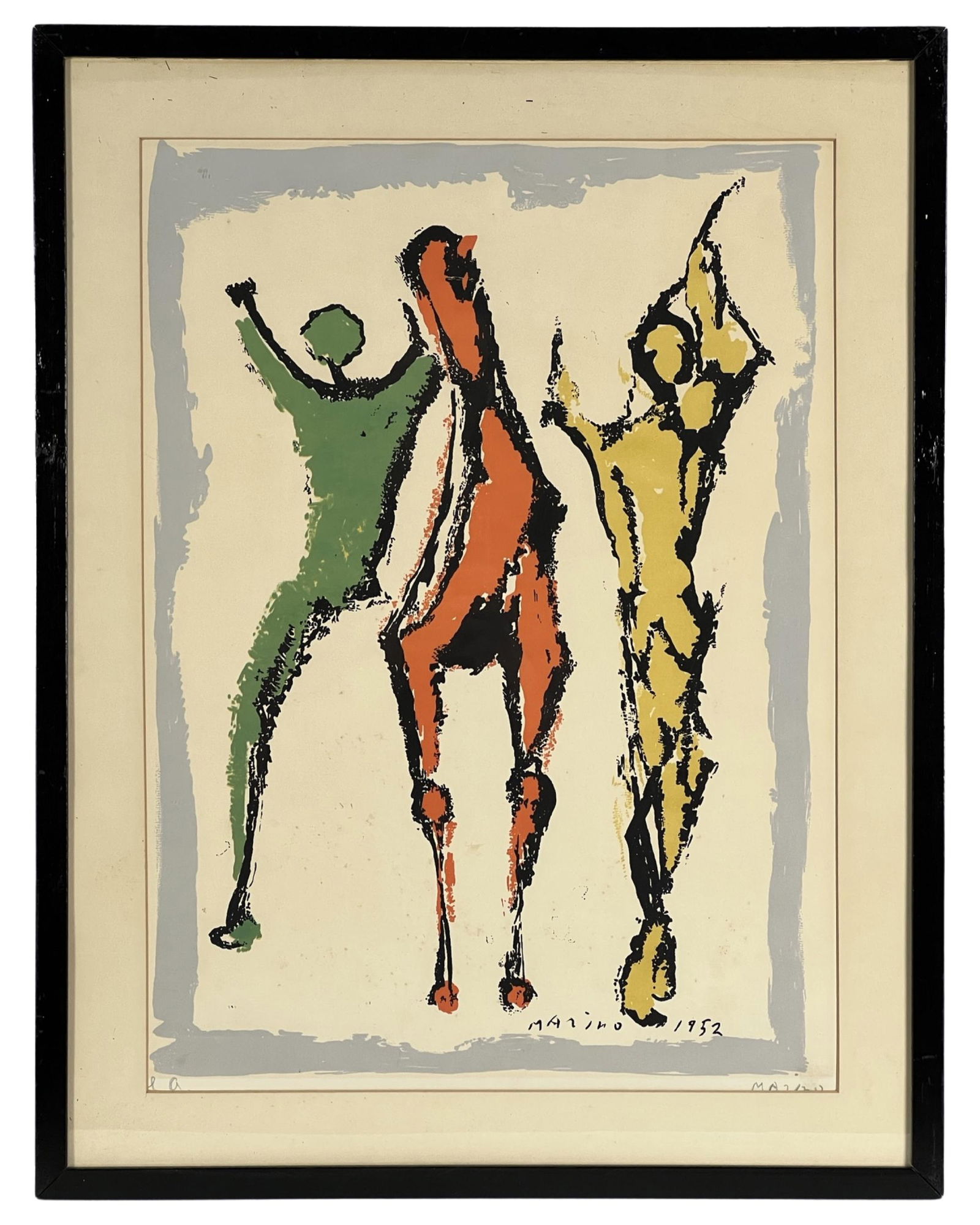 Marino Marini- Artist Proof Hand Signed Lithograph Auction