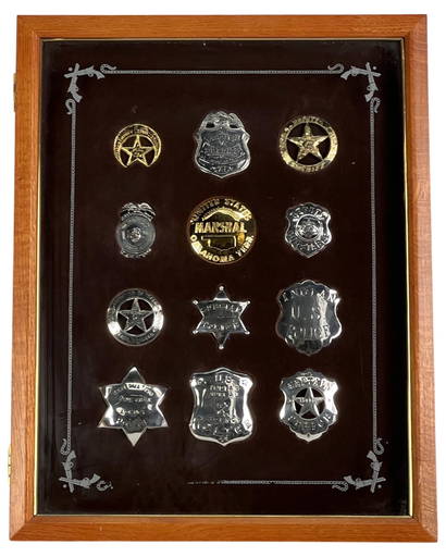 Franklin Mint Sheriff Badge Collection Set