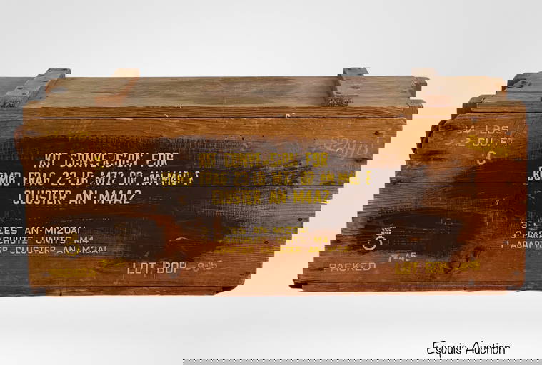 Wwii Us Air Force Frag Bomb Conversion Kit Crate